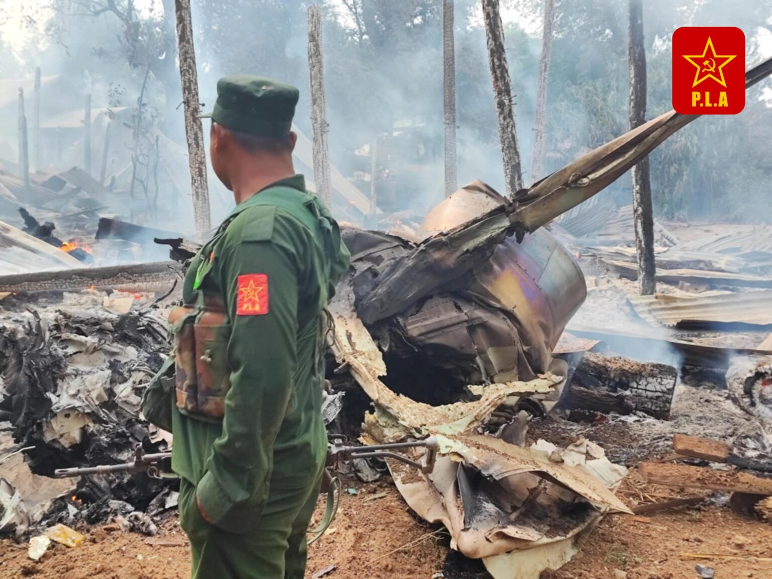 People’s Liberation Army (PLA) Shoots Down Myanmar Military Fighter Jet ...